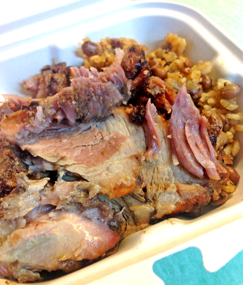pernil with rice | rocket fine street food